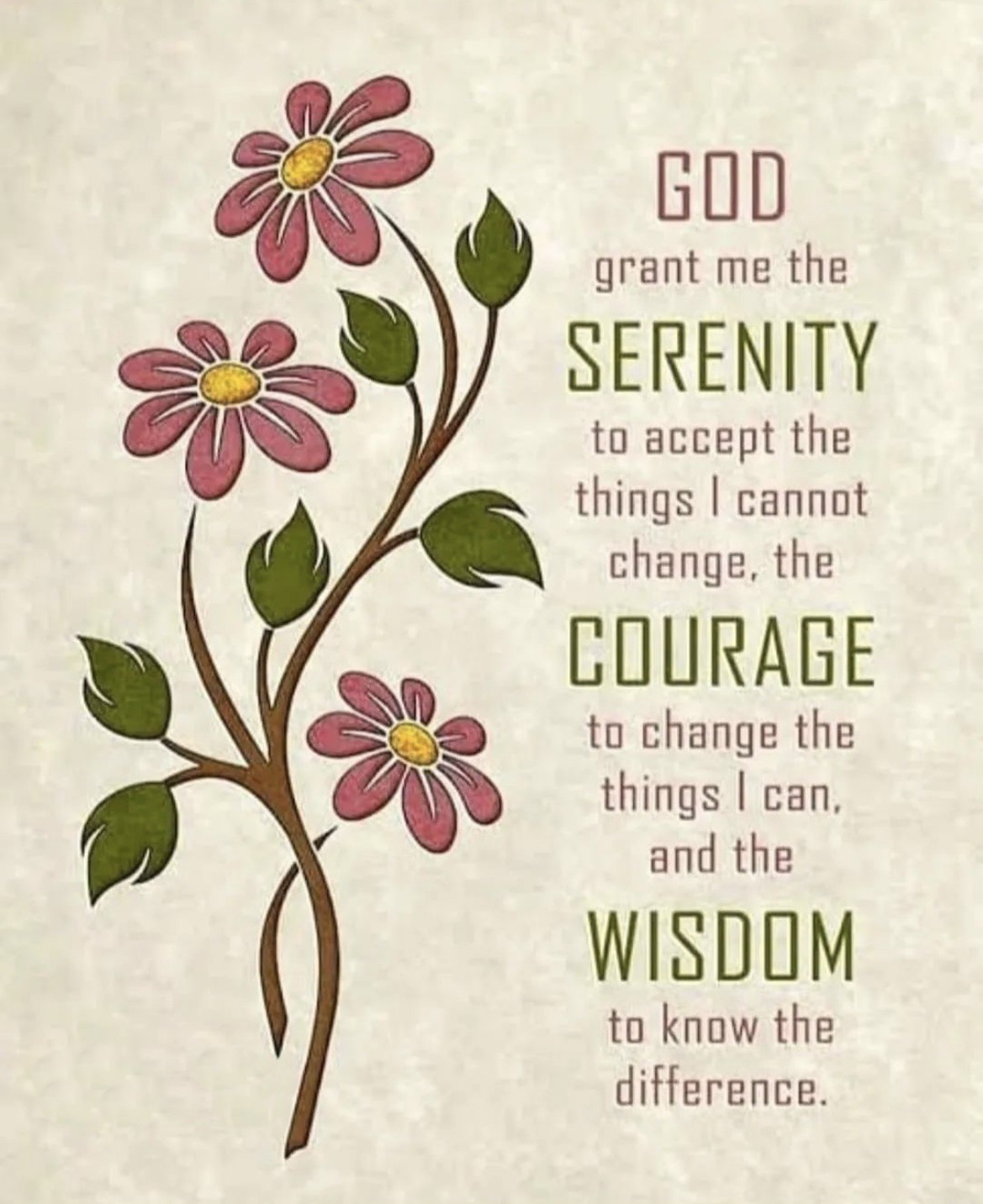 The Serenity Prayer - University Gathering United Methodist Church